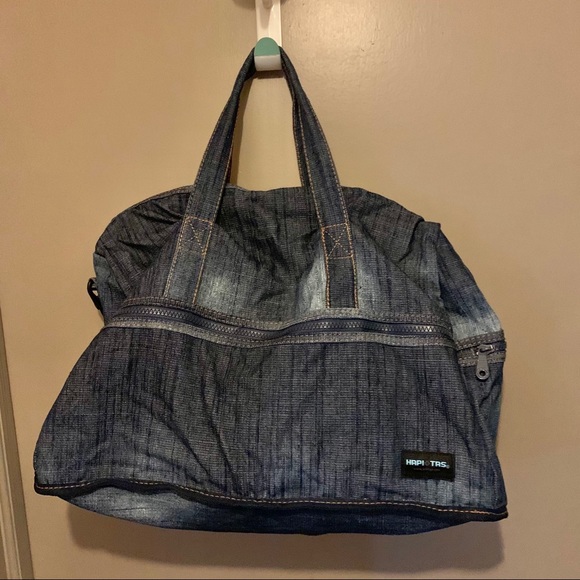 HAPI+TAS by stiffler | Bags | Stiffer Hapitas Foldable Tote In Denim ...